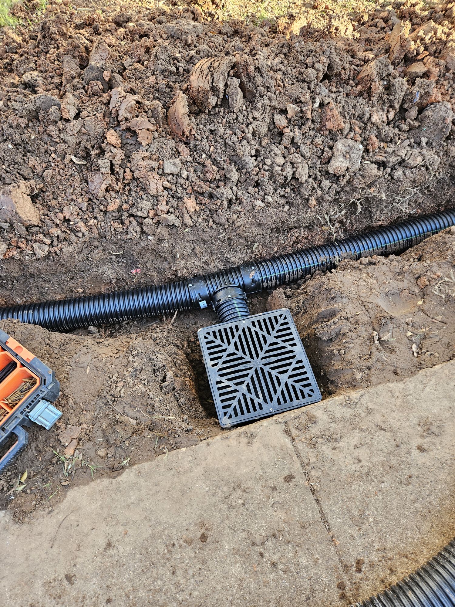 Open French Drain
